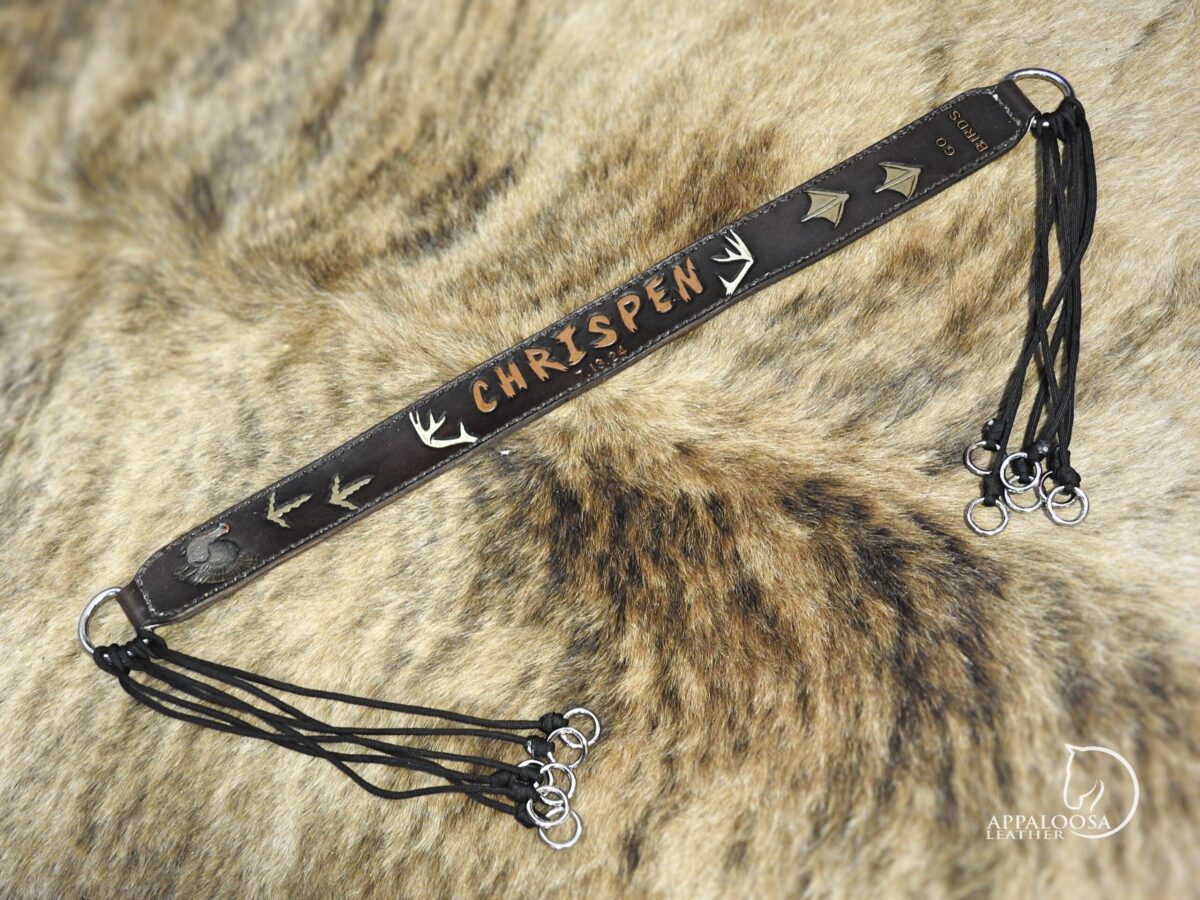 Custom Leather Game Straps and Turkey Totes - Appaloosa Leather Inc